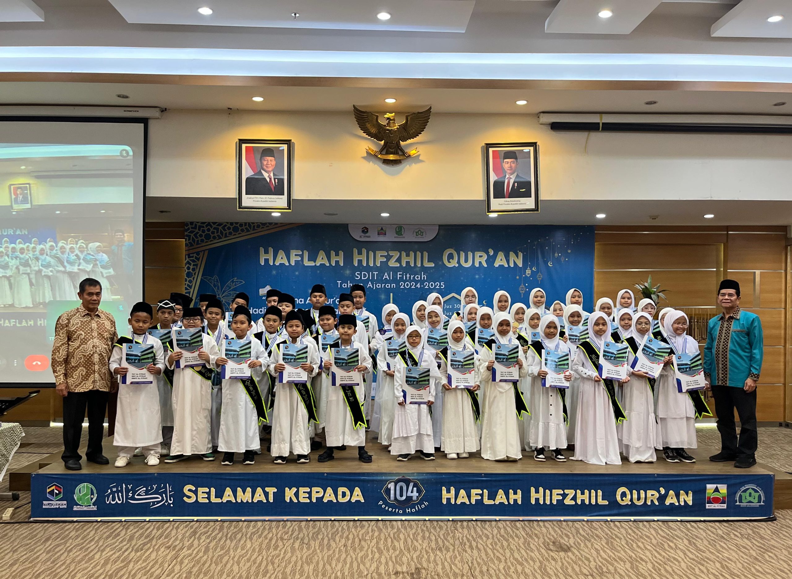 Haflah Hifzhil Qur’an SDIT AL Fitrah thn 2025 - YPM Al-fitrah