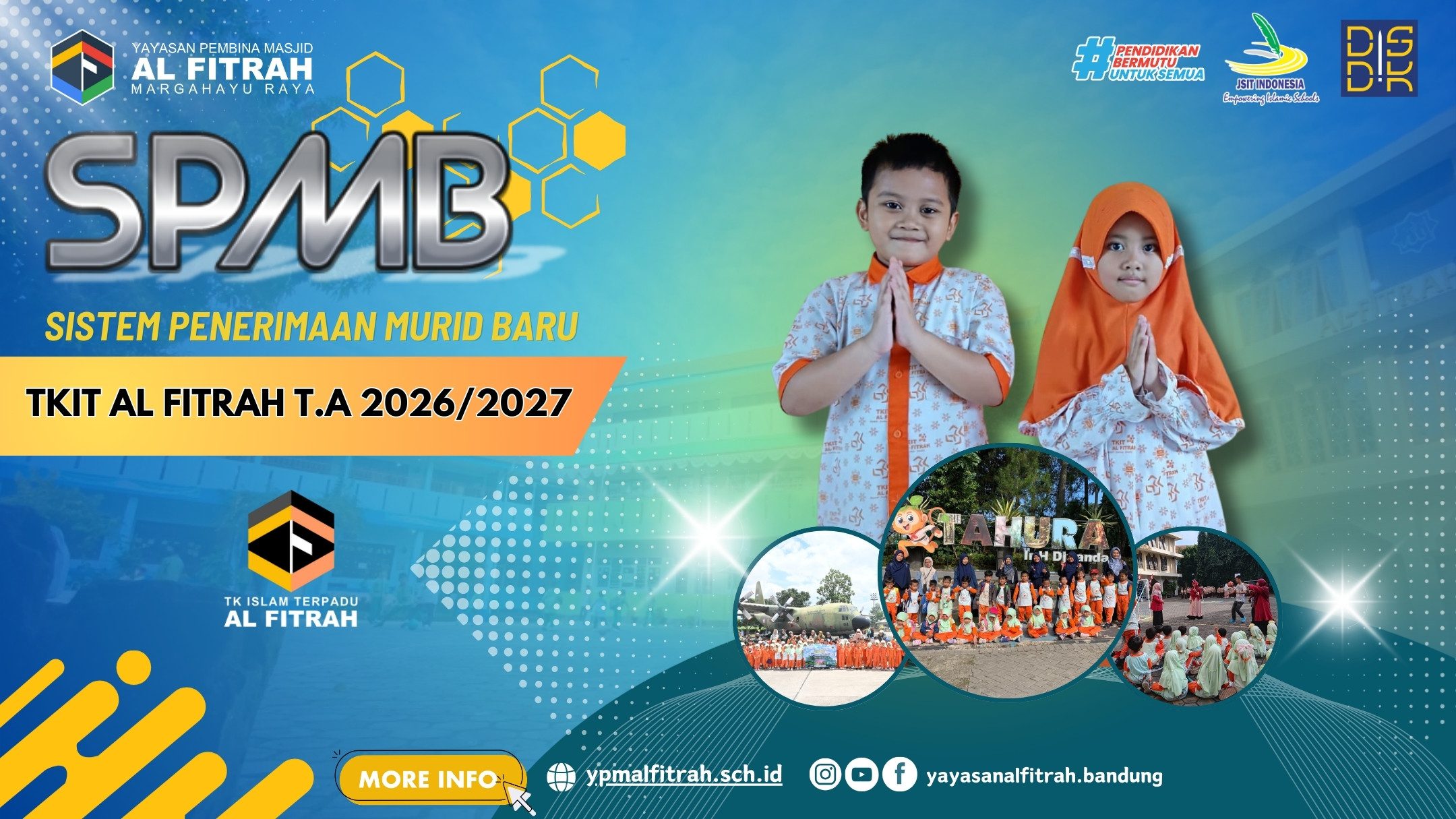 Pendaftaran - TKIT Al Fitrah - YPM Al Fitrah